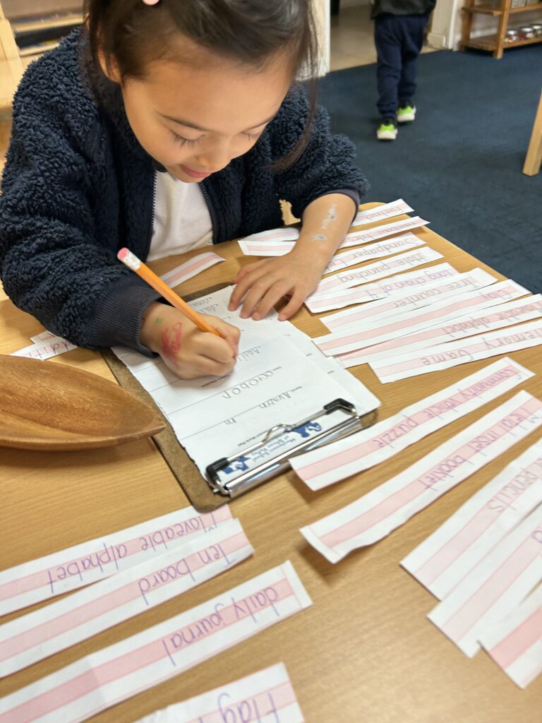 Montessori Work Plans MSOSV Kindergarten Year – Montessori School of ...